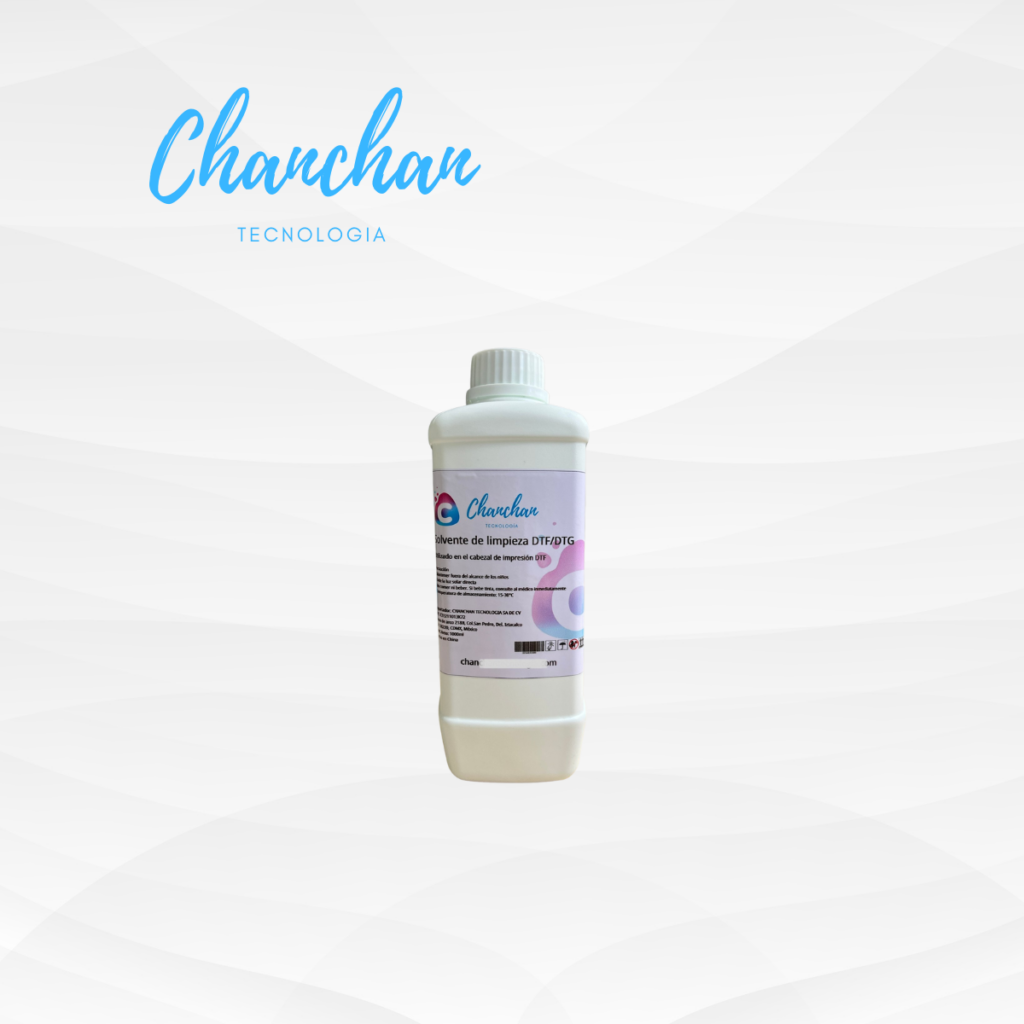 Solvente De Limpieza Dtf/ Limpiedor DTF (Tipo Suave) – ChanChan Tecnología