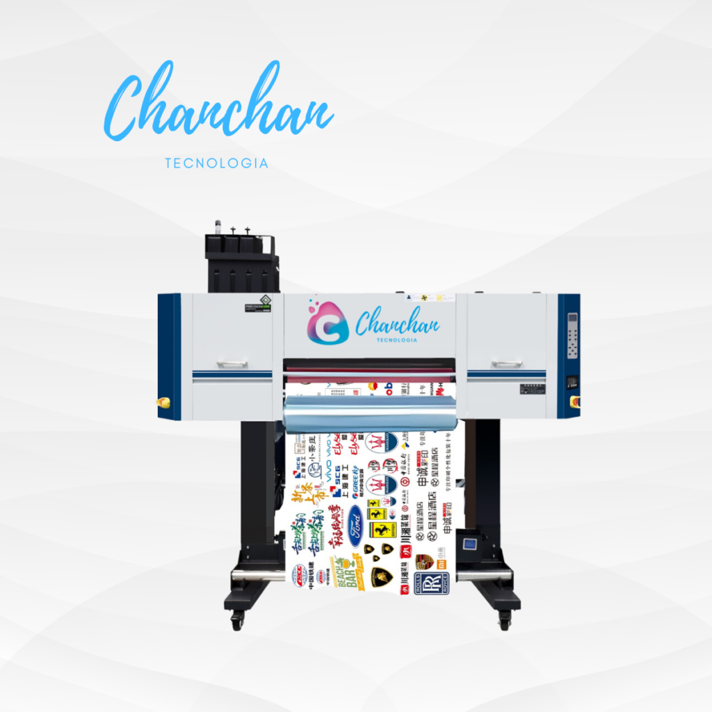 Plotter UV DTF Rollo60 con 3 cabezales de XP600 – ChanChan Tecnología